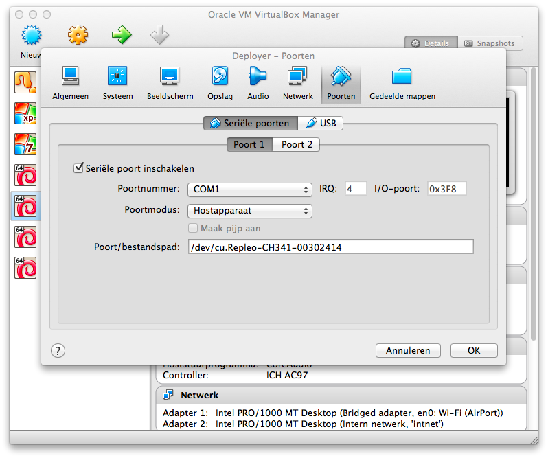 Serial Port Access in VirtualBox Machines running on Mac OS X — Mac USB ... Serial Port Access in VirtualBox Machines running on Mac OS X — Mac USB ...